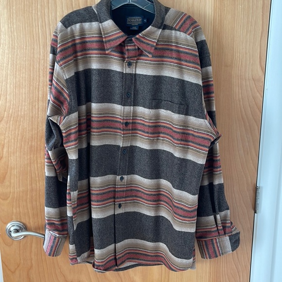 Pendleton | Shirts | Mens Pendleton Lodge Shirt Virgin Wool Plaid Long Sleeve Button Up | Poshmark